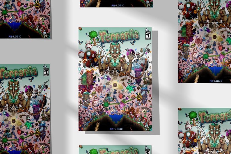 Terraria Poster Print Gaming Poster Room Decor Wall - Etsy