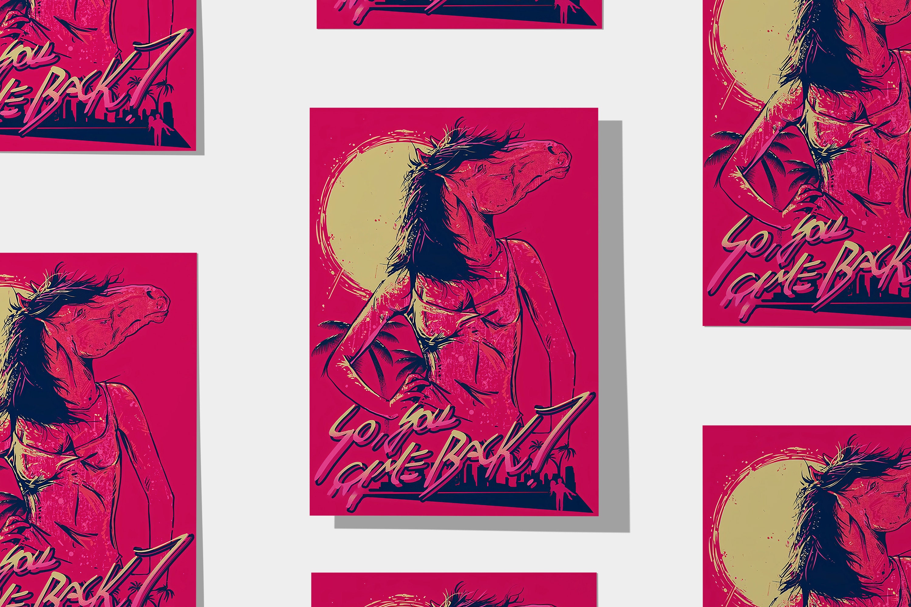 Hotline Miami Poster Print | Gaming Poster | Room Decor | Wall Decor ...