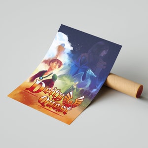 Deity Quest Poster Print | Gaming Poster | Room Decor | Wall Decor ...