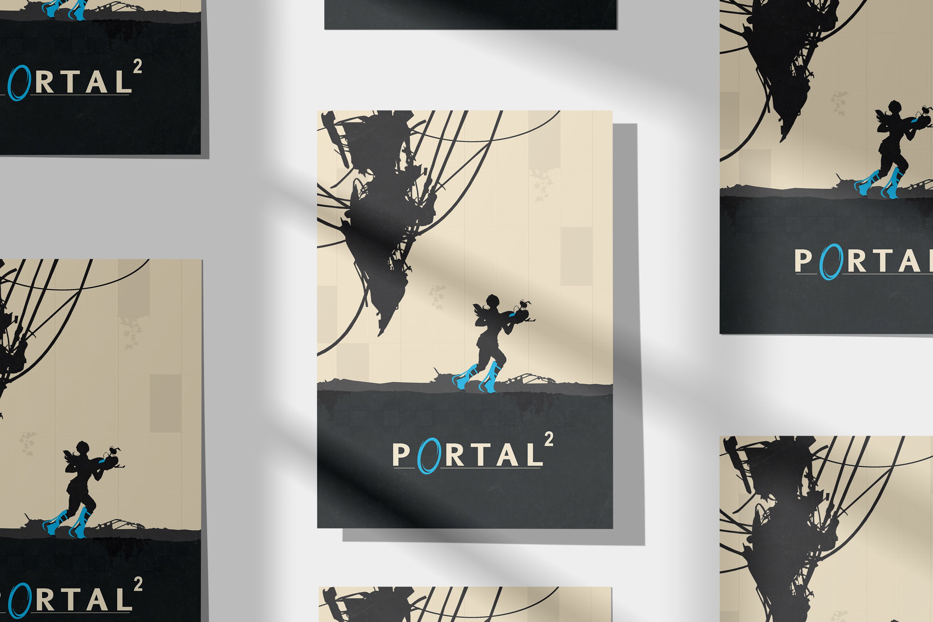 Portal 2 Poster Print Gaming Poster Room Decor Wall Decor Gaming Decor ...