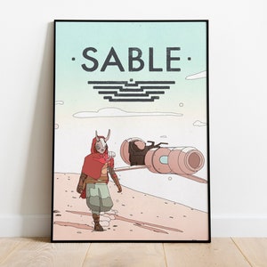Sable Poster Print | Gaming Poster | Room Decor | Wall Decor | Gaming ...