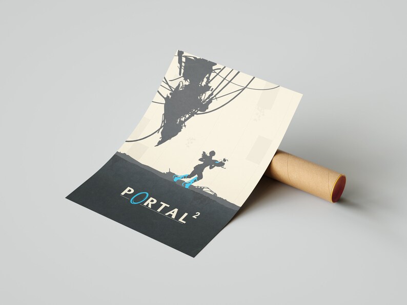 Portal 2 Poster Print Gaming Poster Room Decor Wall Decor Gaming Decor ...