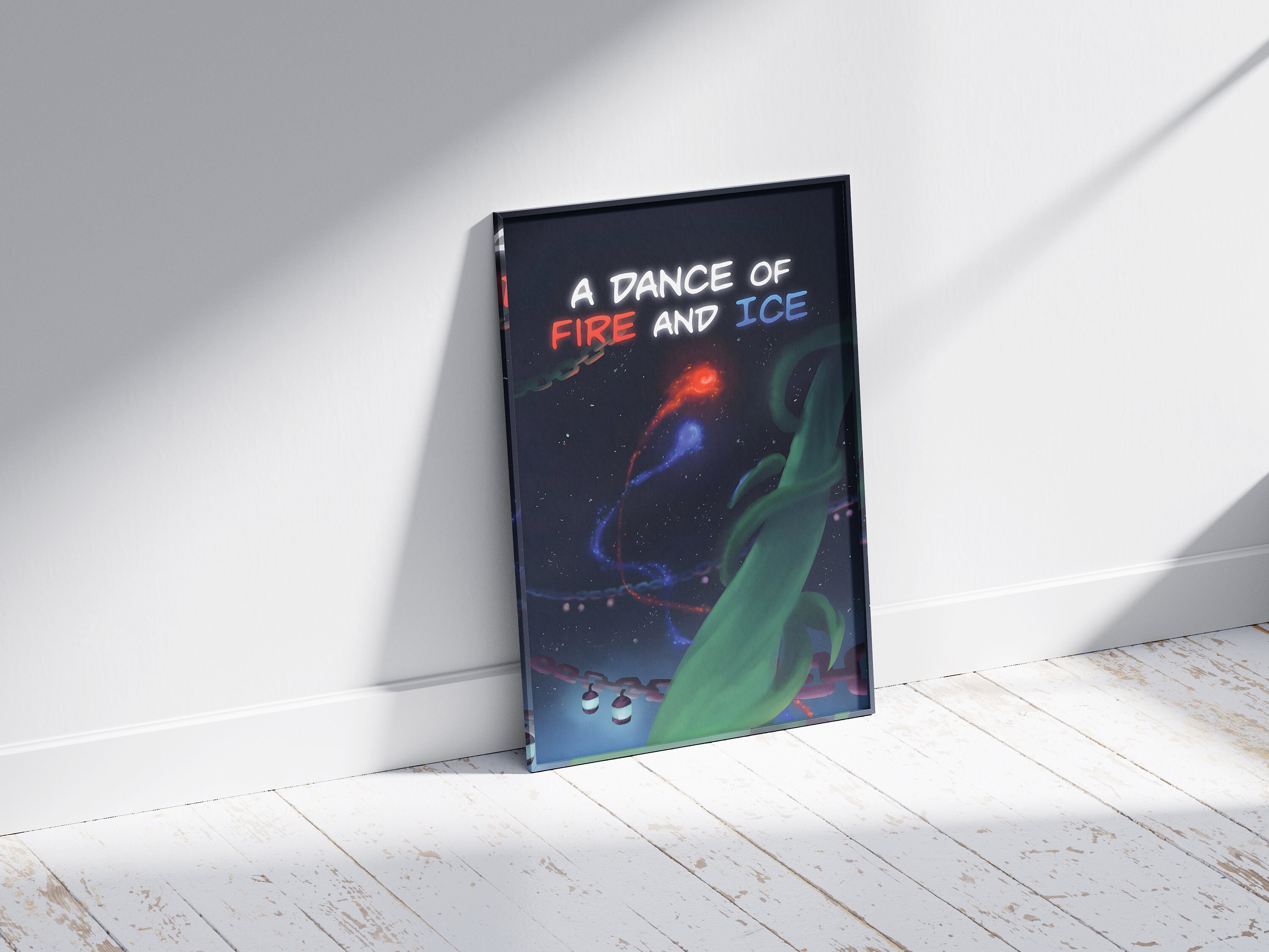 A Dance of Fire and Ice Poster Print Gaming Poster Room Decor Wall ...