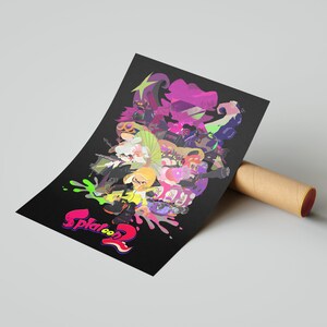 Splatoon 2 Poster Print | Gaming Poster | Room Decor | Wall Decor ...