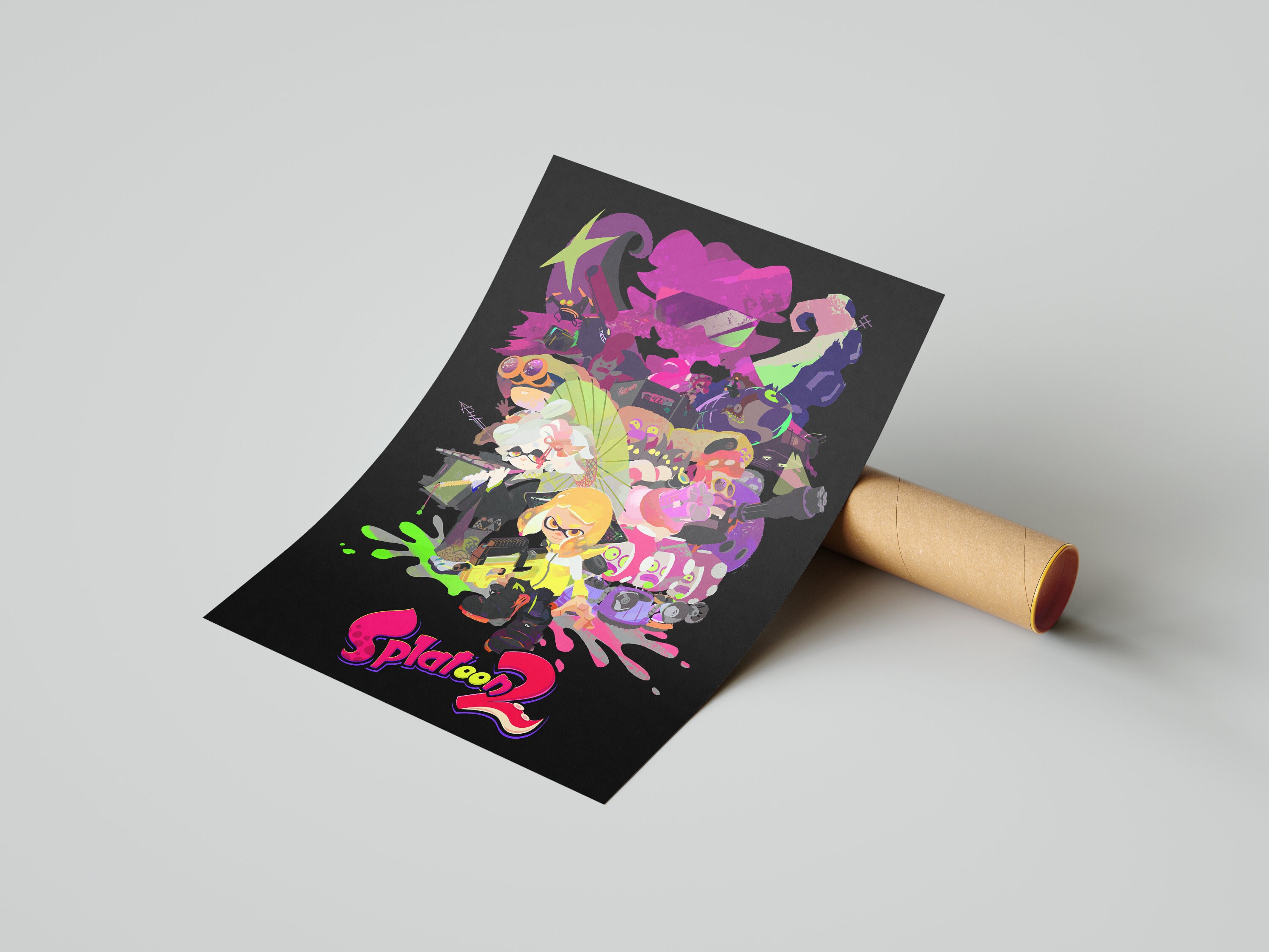 Splatoon 2 Poster Print Gaming Poster Room Decor Wall Decor Gaming ...