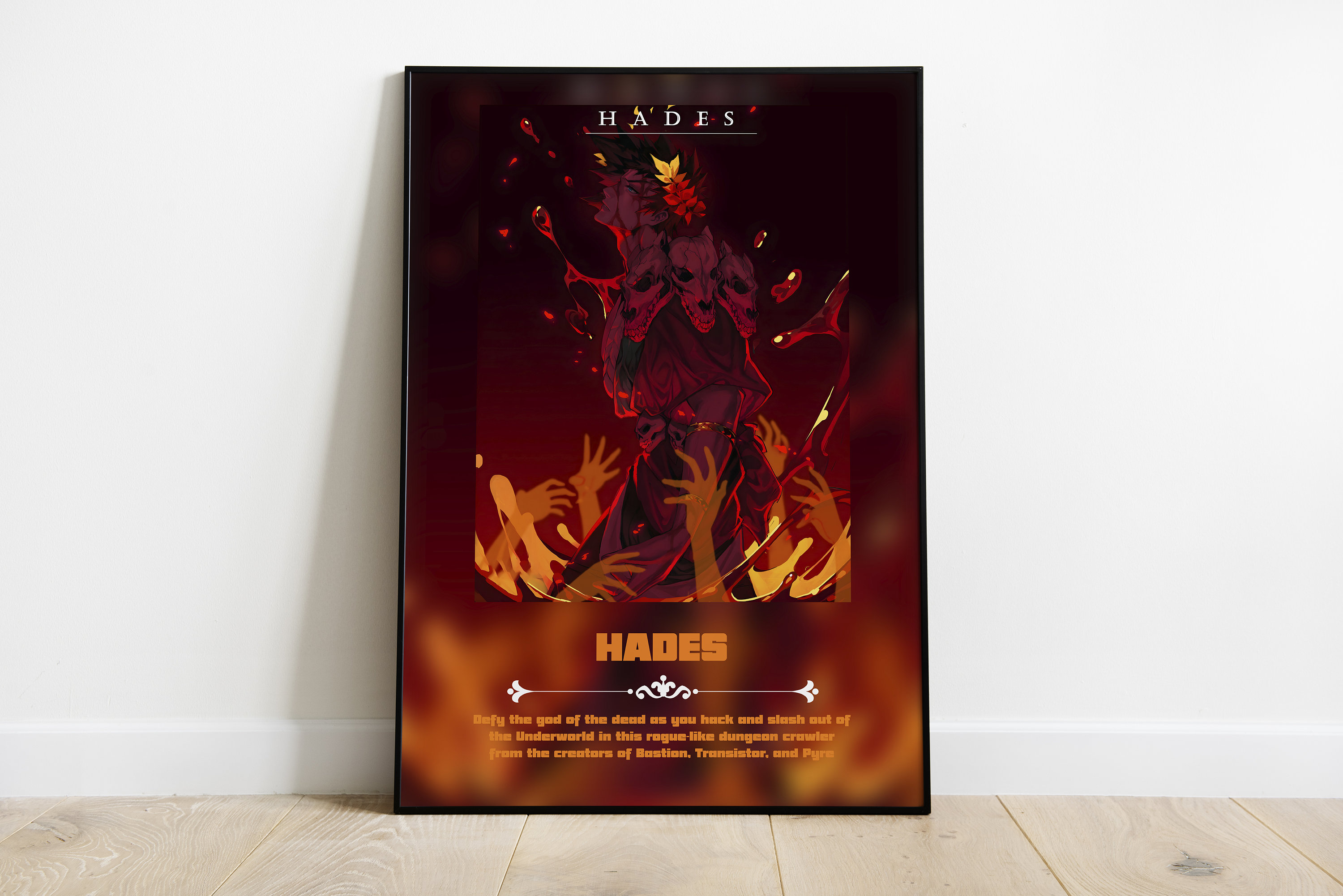 Hades Poster Print Gaming Poster Room Decor Wall Decor - Etsy