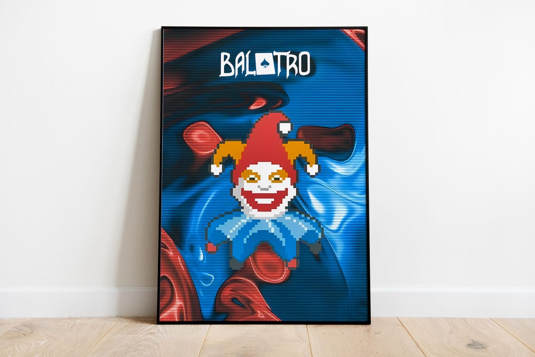 Balatro Poster Print Gaming Poster Room Decor Wall Decor Gaming Decor ...