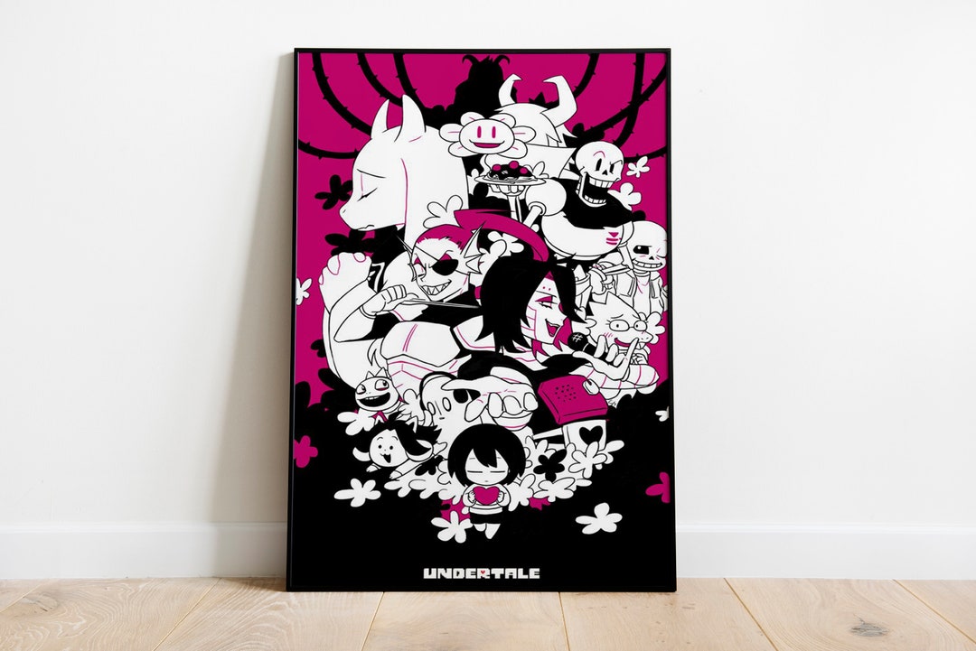 Undertale Poster Print Gaming Poster Room Decor Wall Decor Gaming Decor ...