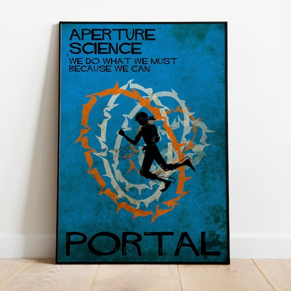 Portal 2 Sign Poster - Etsy
