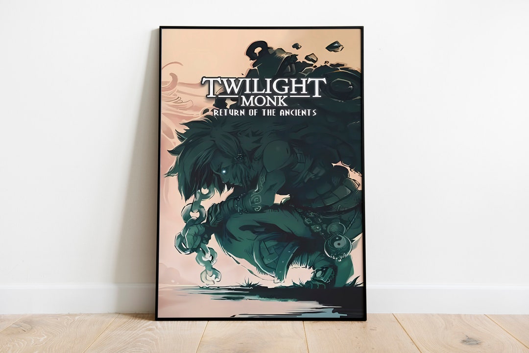 Twilight Monk Poster Print | Gaming Poster | Room Decor | Wall Decor ...