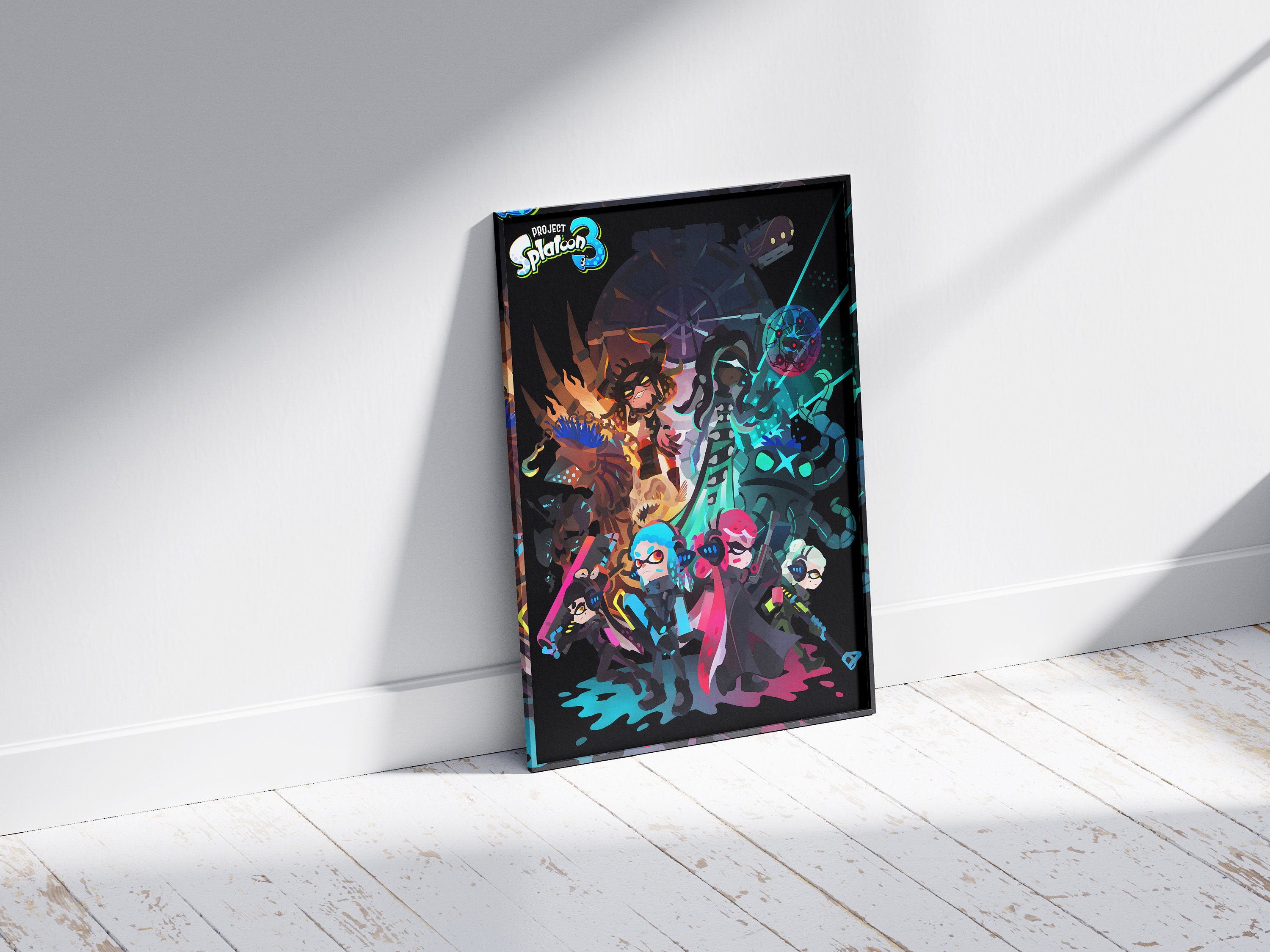 Project Splatoon 3 Poster Print Gaming Poster Room Decor Wall Decor ...