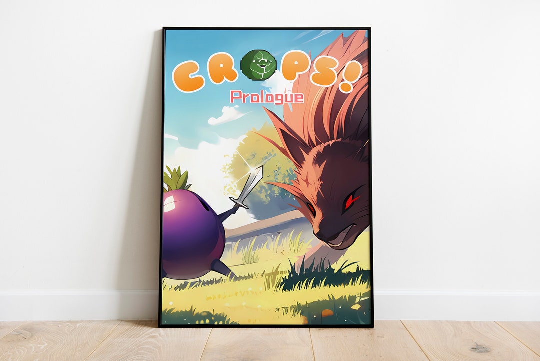 Crops! Poster Print | Gaming Poster | Room Decor | Wall Decor | Gaming ...