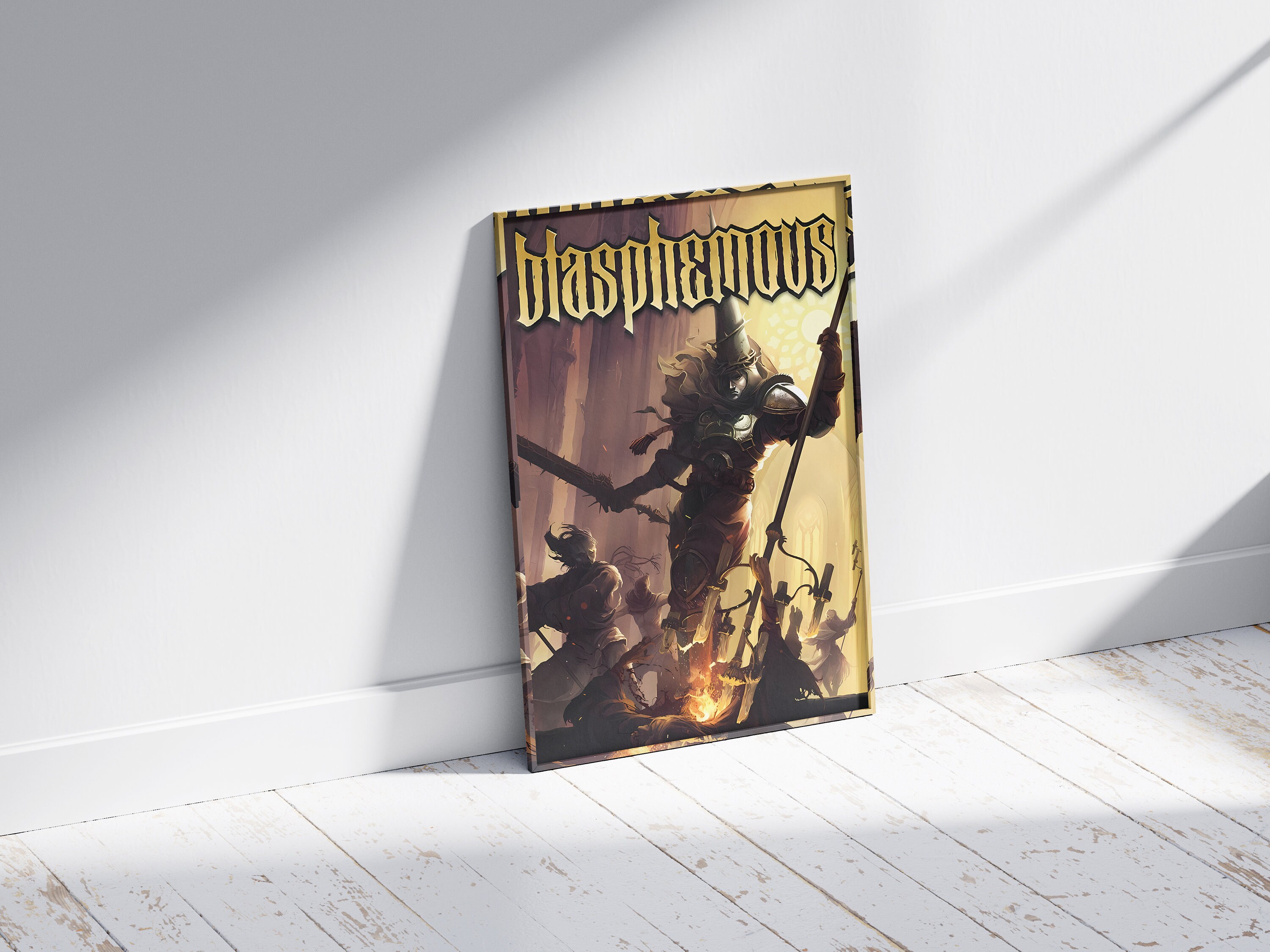 Blasphemous Poster Print | Gaming Poster | Room Decor | Wall Decor ...