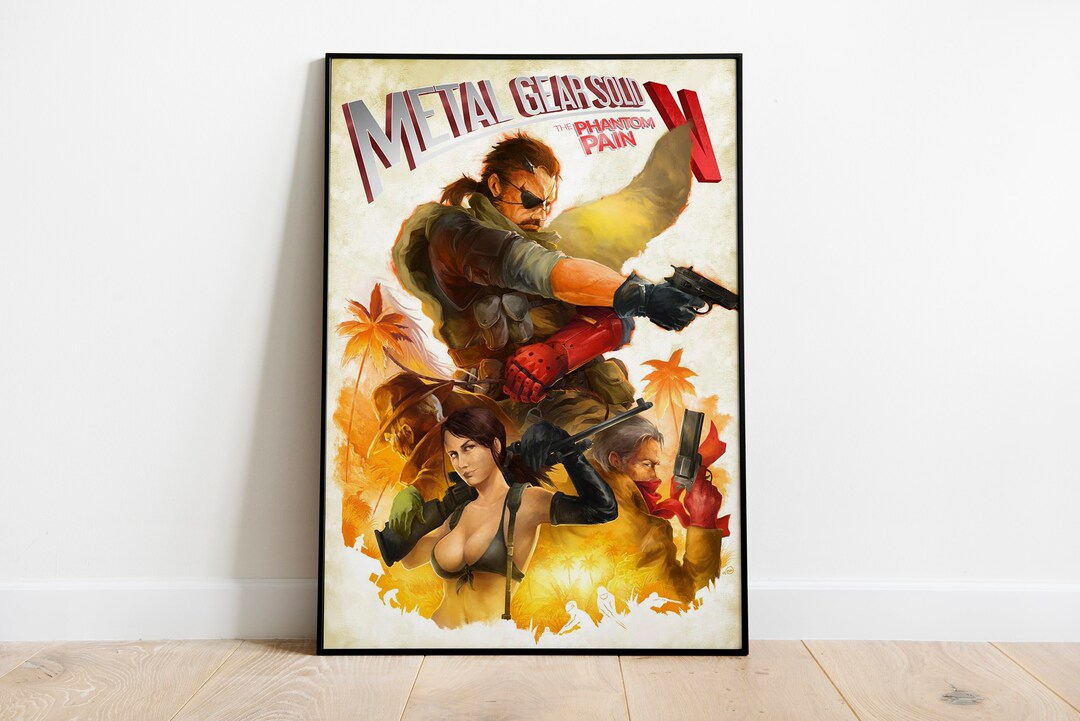 Metal Gear Solid V Poster Print | Gaming Poster | Room Decor | Wall ...
