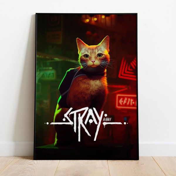 Stray Game Poster - Etsy
