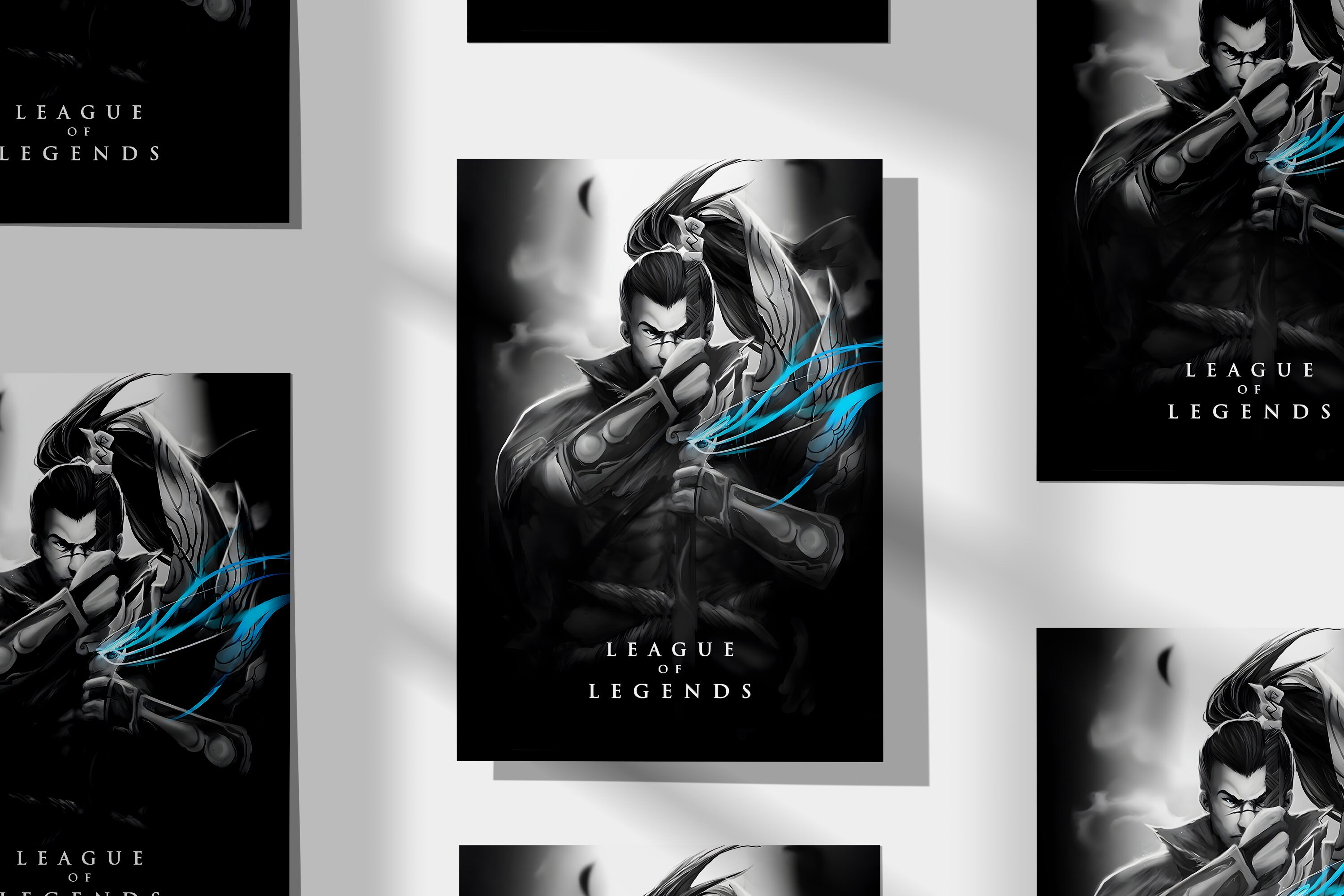 Yasuo Poster Print Gaming Poster Room Decor Wall Decor Gaming Decor ...