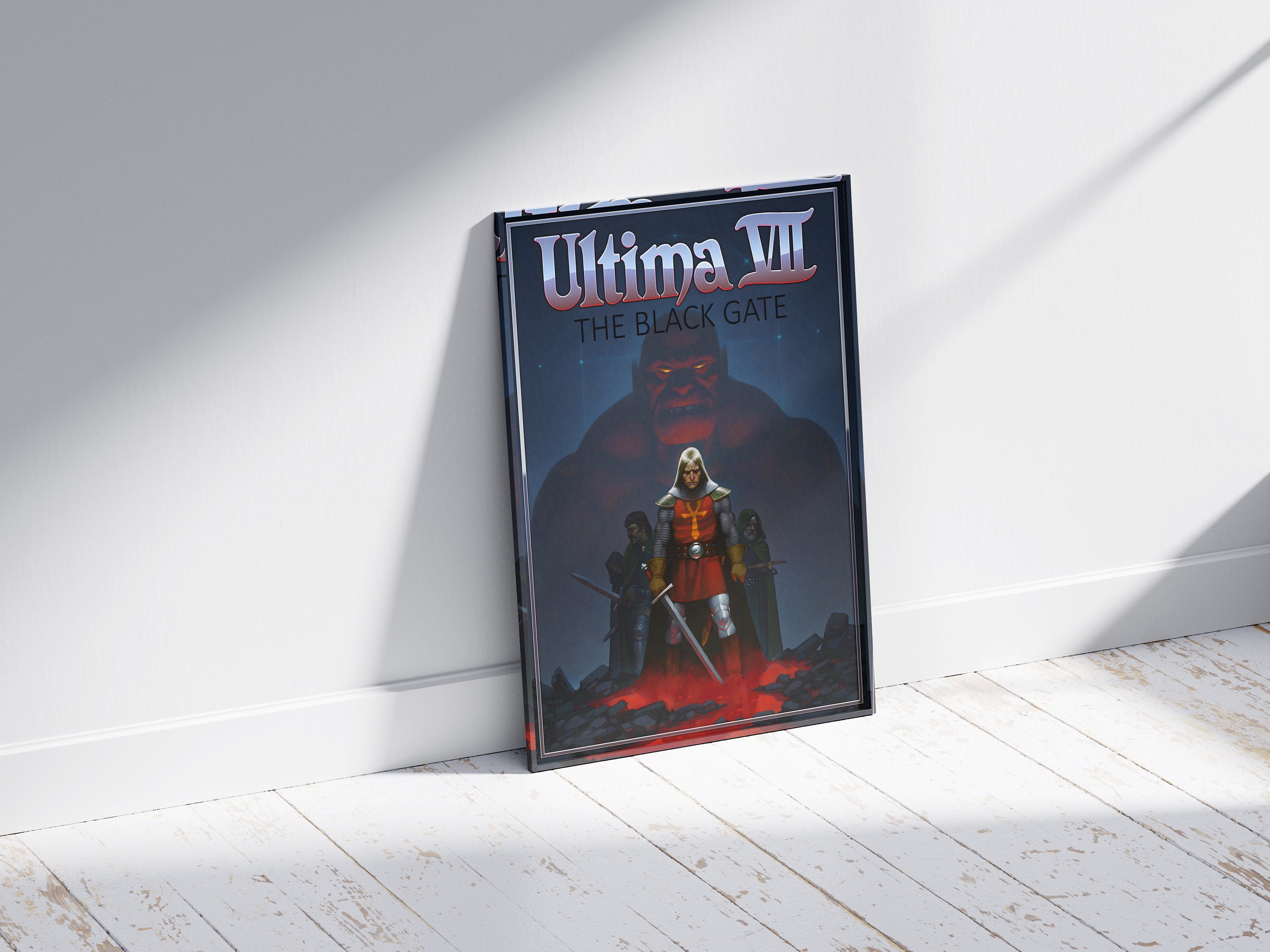 Ultima 7 the Black Gate Poster Print Gaming Poster Room Decor Wall ...
