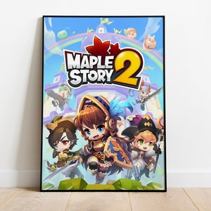 Maple Story 2 Poster Print | Gaming Poster | Room Decor | Wall Decor ...