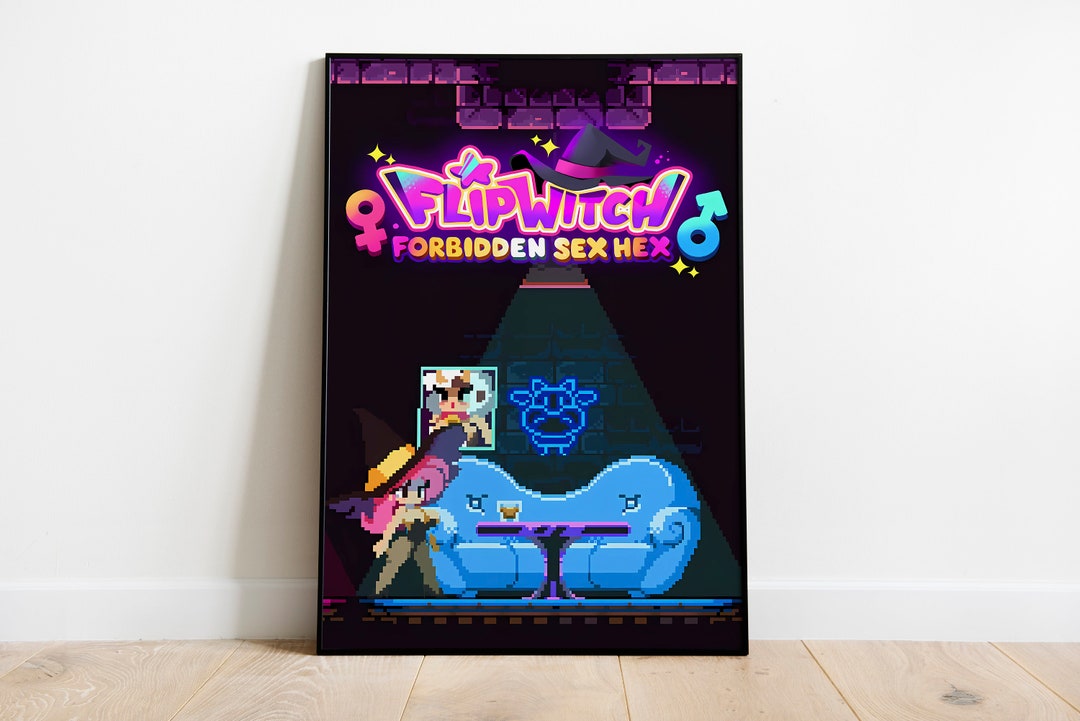 Flipwitch Poster Print | Gaming Poster | Room Decor | Wall Decor ...