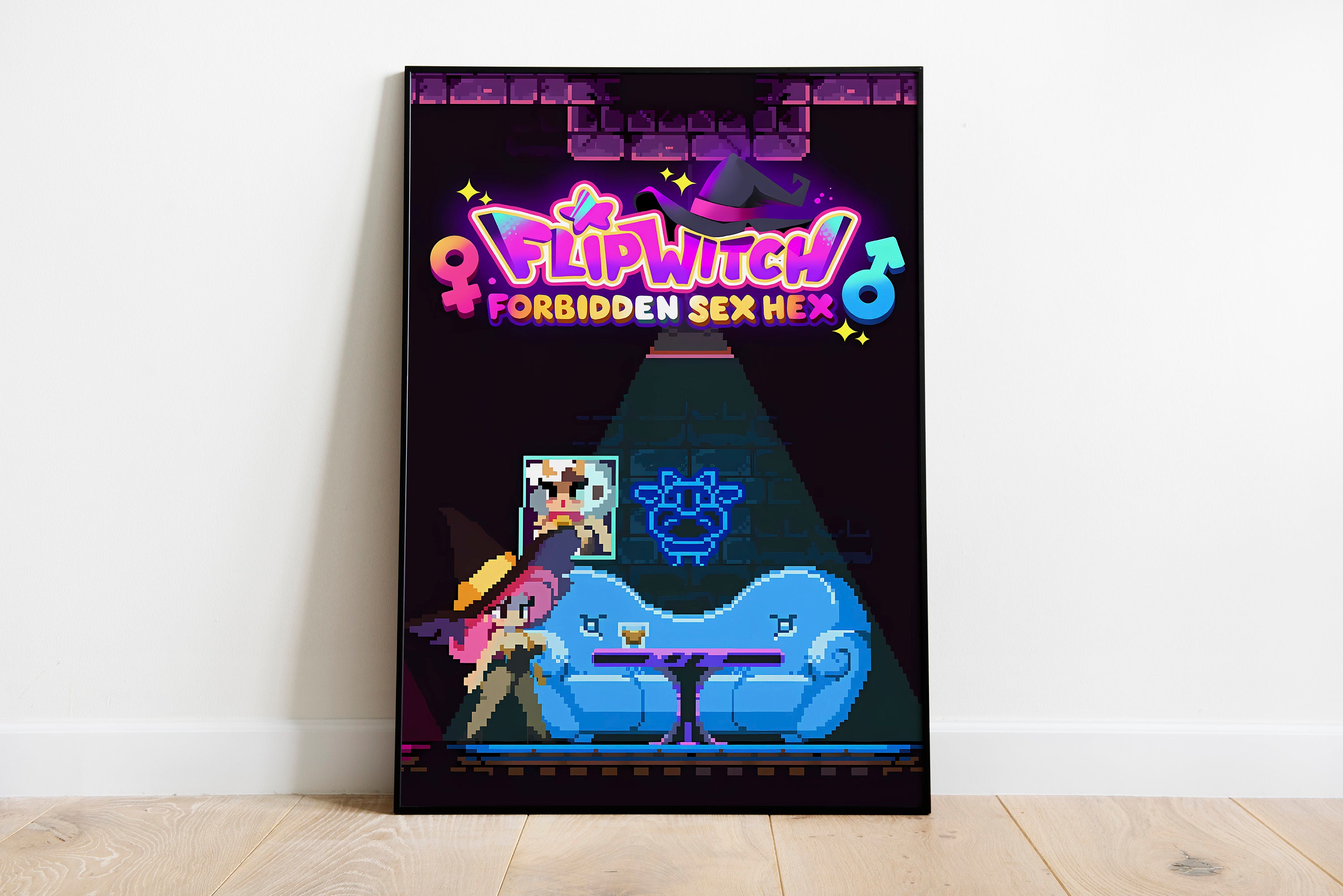 Flipwitch Poster Print Gaming Poster Room Decor Wall Decor Gaming Decor ...