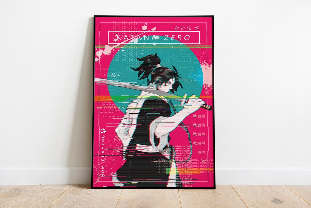 Katana Zero Poster Print | Gaming Poster | Room Decor | Wall Decor ...