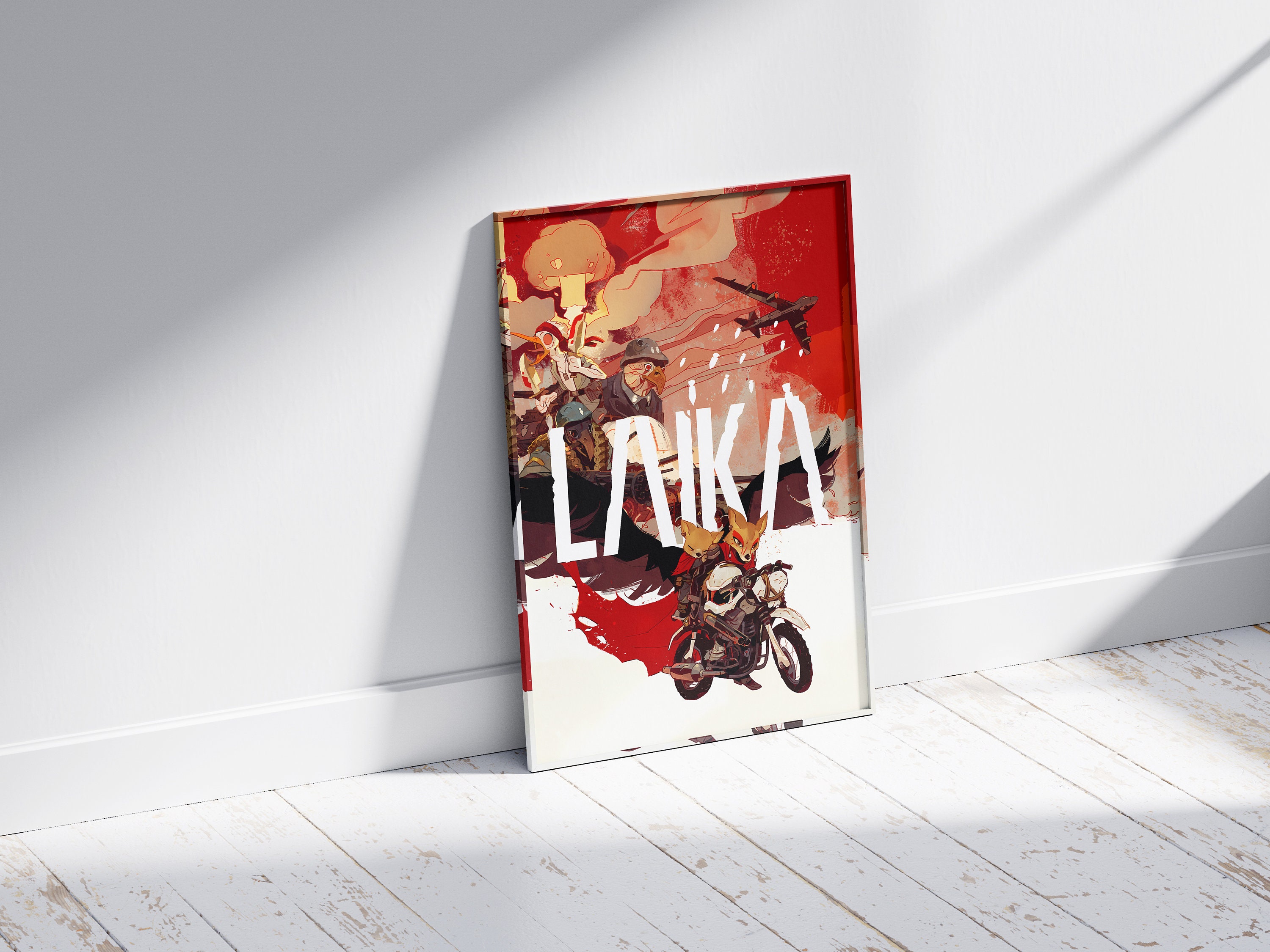 Laika Poster Print | Gaming Poster | Room Decor | Wall Decor | Gaming ...