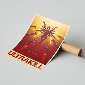 Ultrakill Poster Print | Gaming Poster | Room Decor | Wall Decor ...