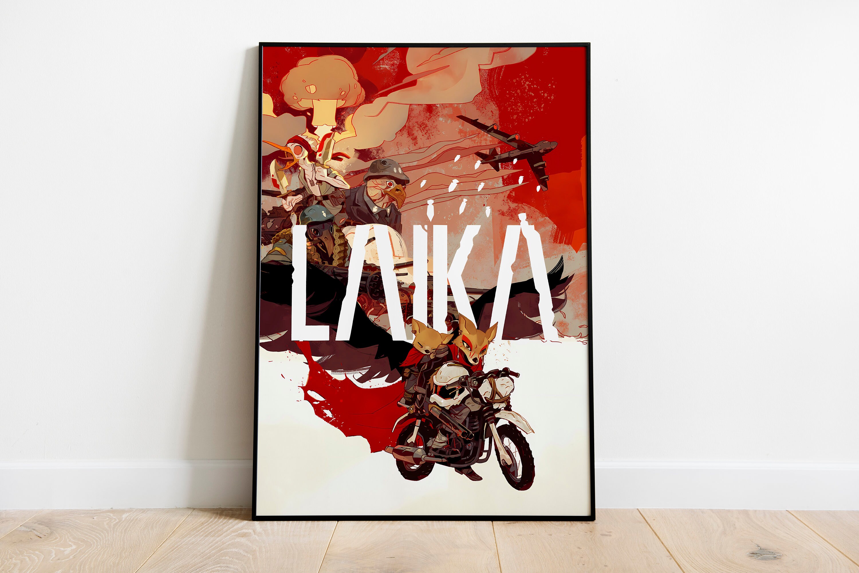 Laika Poster Print | Gaming Poster | Room Decor | Wall Decor | Gaming ...