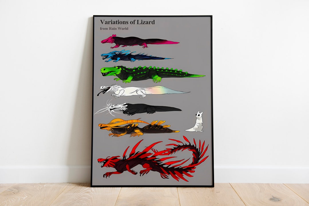 Rain World Poster Print | Gaming Poster | Room Decor | Wall Decor ...