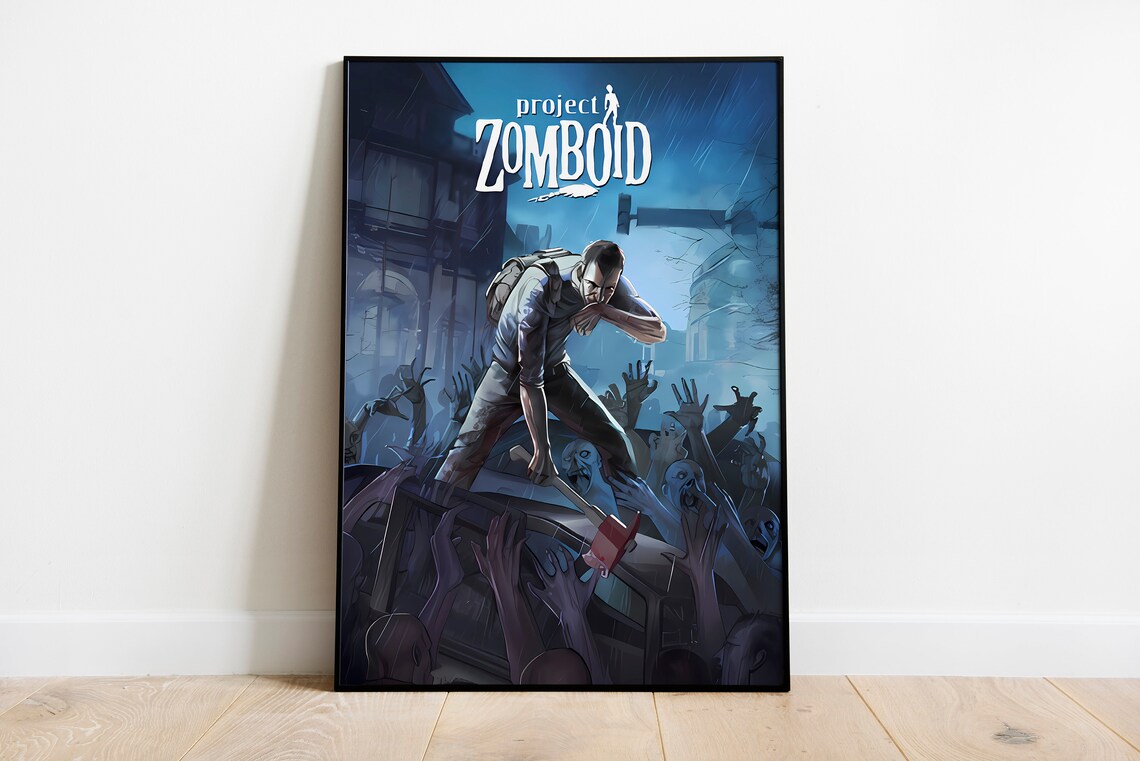 Project Zomboid Poster Print | Gaming Poster | Room Decor | Wall Decor ...