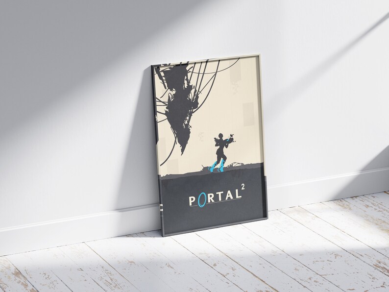 Portal 2 Poster Print Gaming Poster Room Decor Wall - Etsy