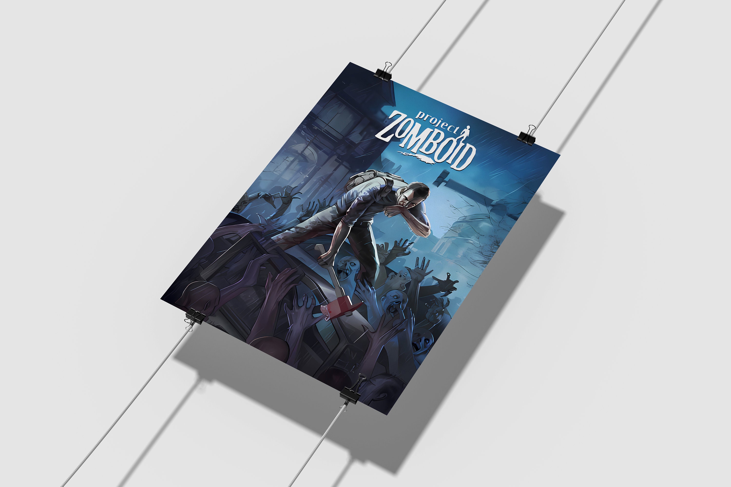 Project Zomboid Poster Print | Gaming Poster | Room Decor | Wall Decor ...