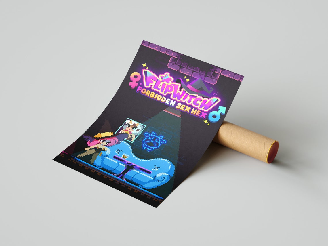 Flipwitch Poster Print | Gaming Poster | Room Decor | Wall Decor ...
