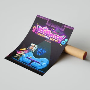 Flipwitch Poster Print | Gaming Poster | Room Decor | Wall Decor ...