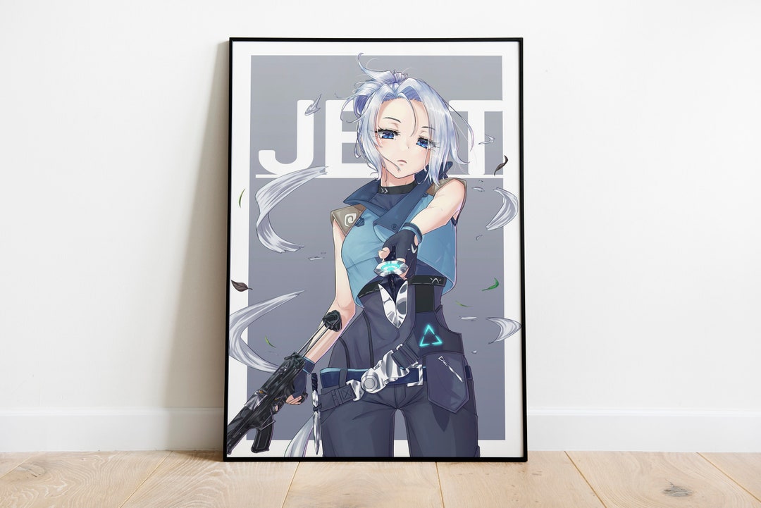 Jett Poster Print | Gaming Poster | Room Decor | Wall Decor | Gaming ...