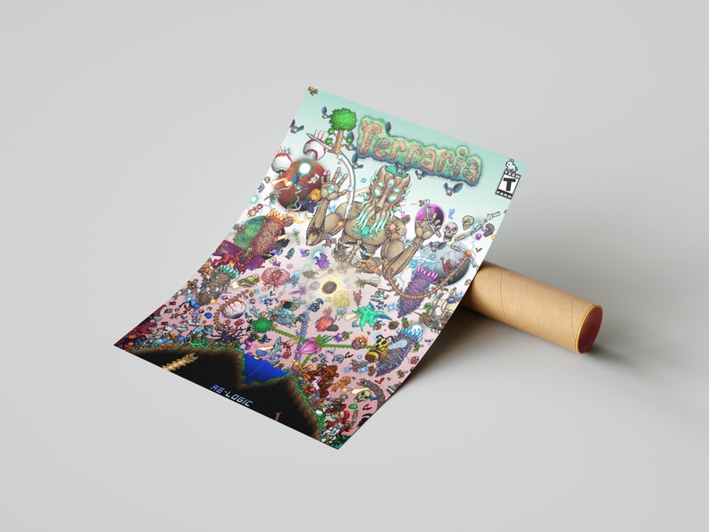 Terraria Poster Print Gaming Poster Room Decor Wall - Etsy