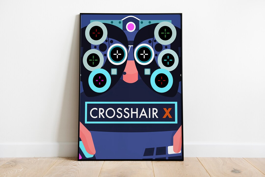 Crosshair X Poster Print | Gaming Poster | Room Decor | Wall Decor ...