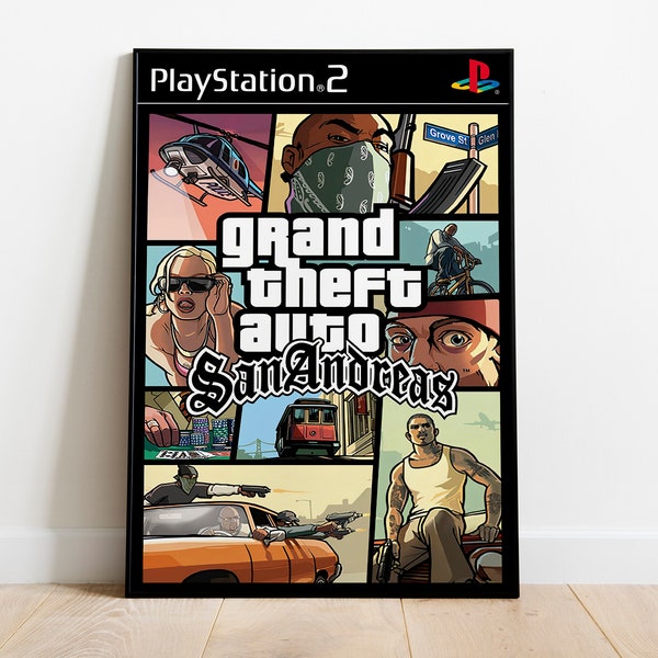 Grand Theft Auto San Andreas Poster - Etsy