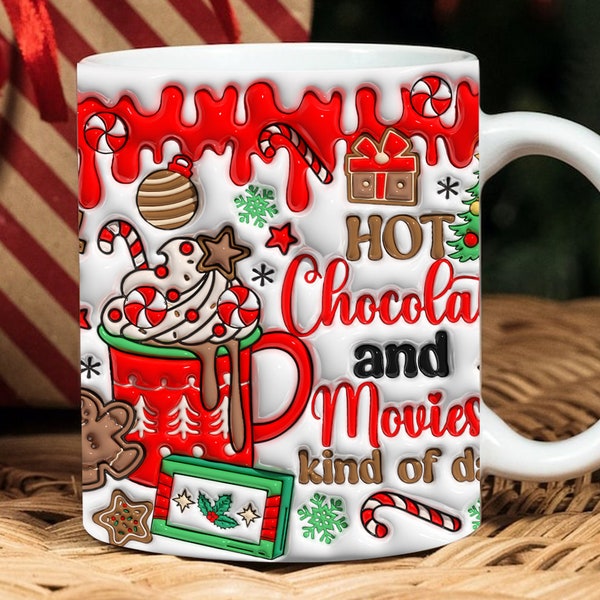 Personalized Hot Cocoa Mug 3d Wrap - Etsy