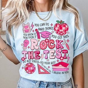 Rock the Test Png, Testing Day Sublimation, Don't Stress Just Do Your ...