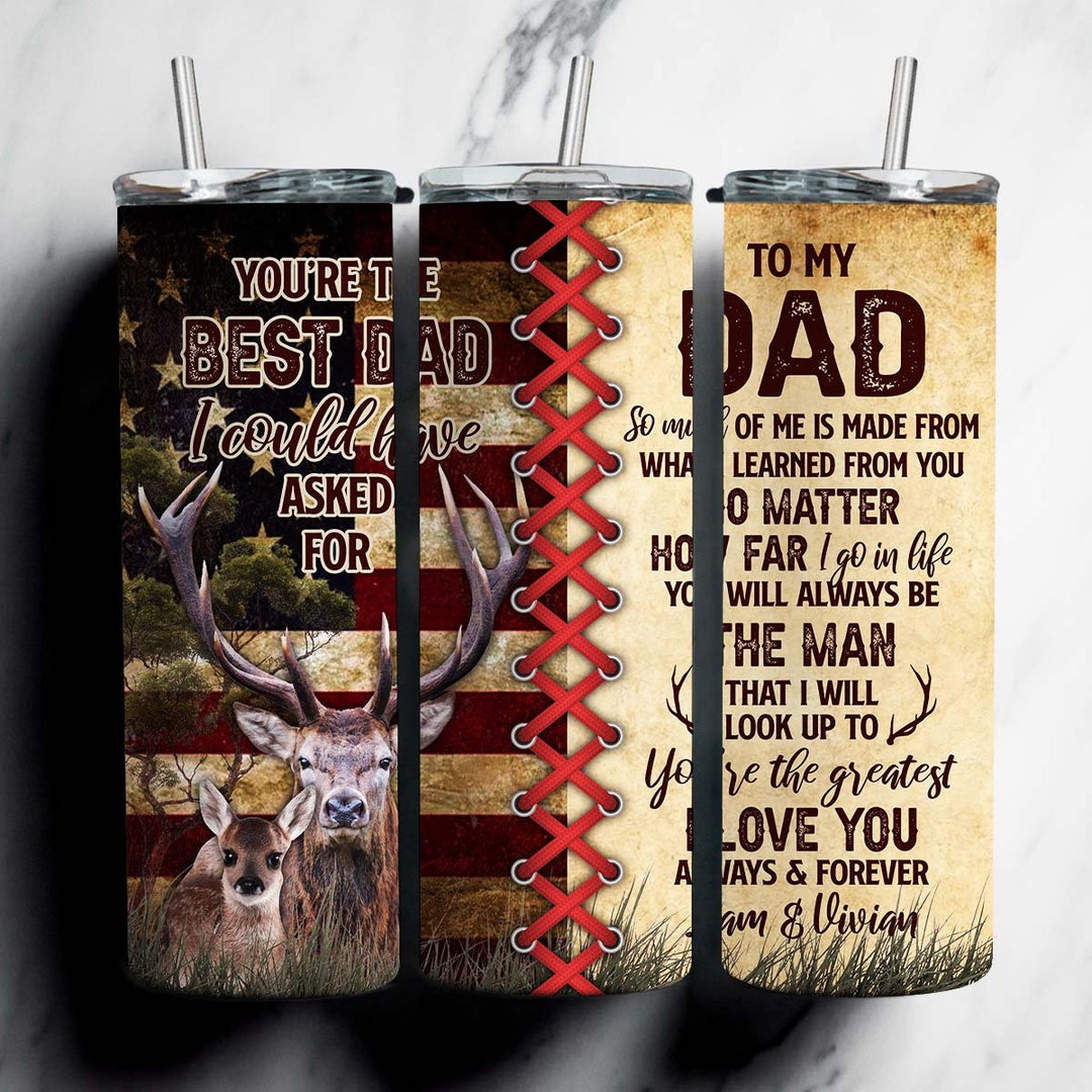 Father's Day 20oz Tumbler Wrap, Best Dad Ever Tumbler Sublimation ...
