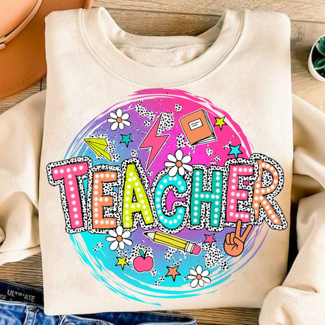 Teacher Dalmatian Png, Dalmatian Dots Png, Back to School Png, Teacher ...