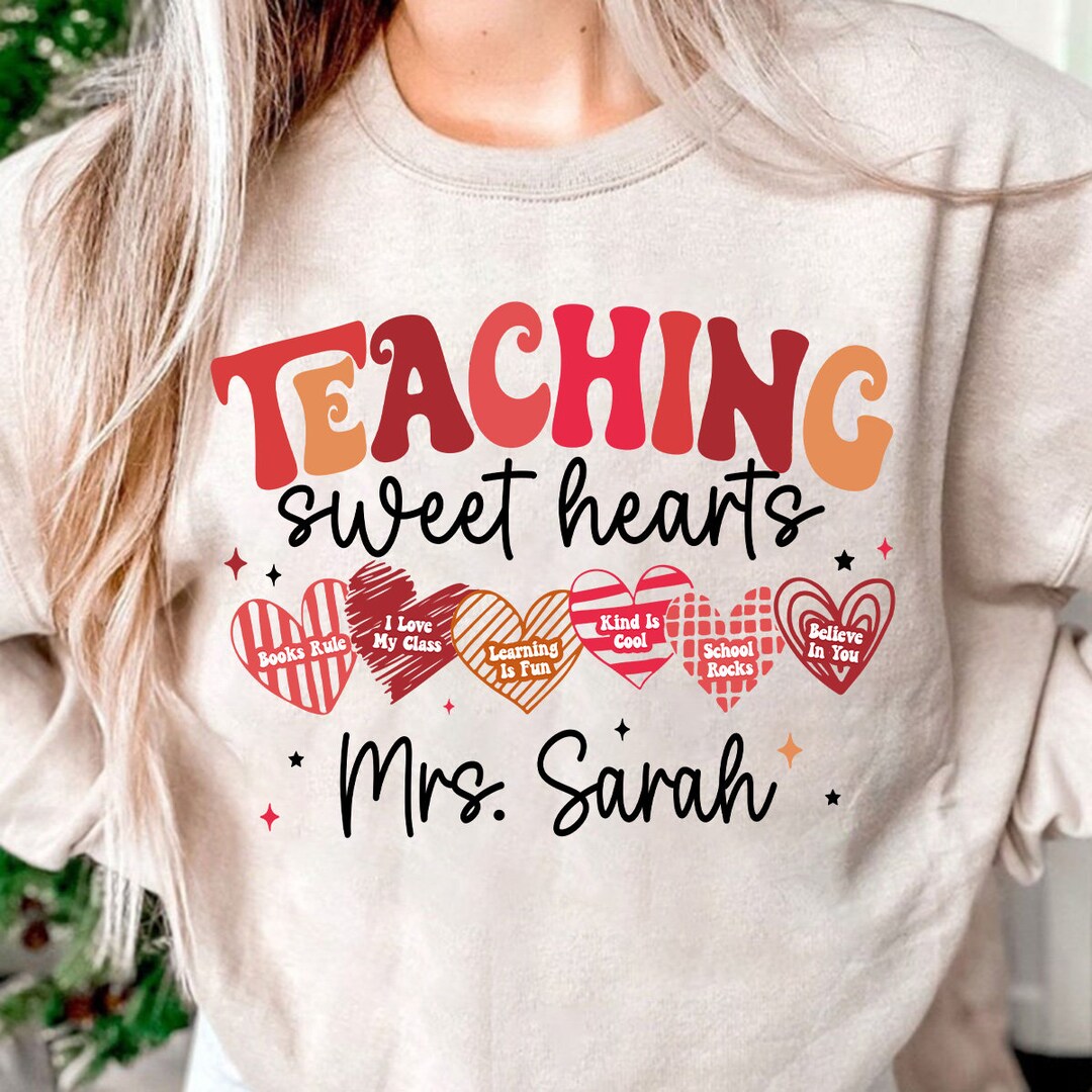 Teaching Sweethearts Png, Valentine Day Png, Custom Teacher Valentine ...