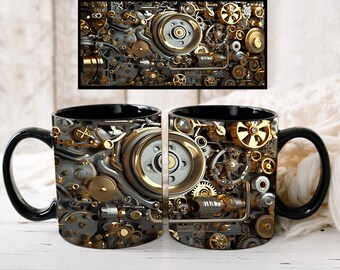 3D Tool Box Mug, Mechanic Tool Mug, 3D Mug Design, Vintage Fathers Day ...