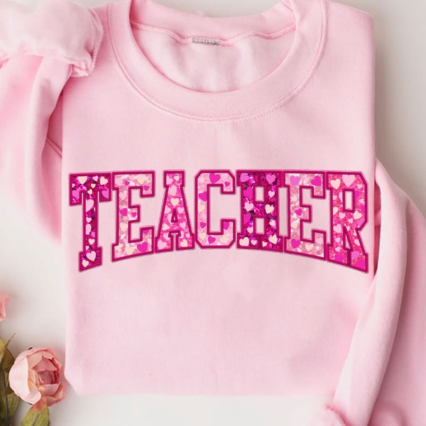 Valentine Teacher Svg - Etsy