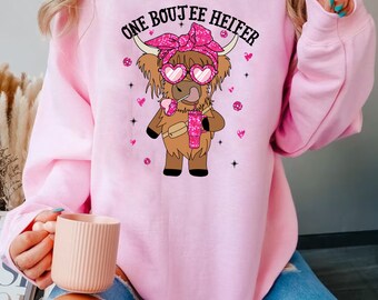 Love Heifer Valentine Png, Highland Cow Valentine Png, Valentine Day ...