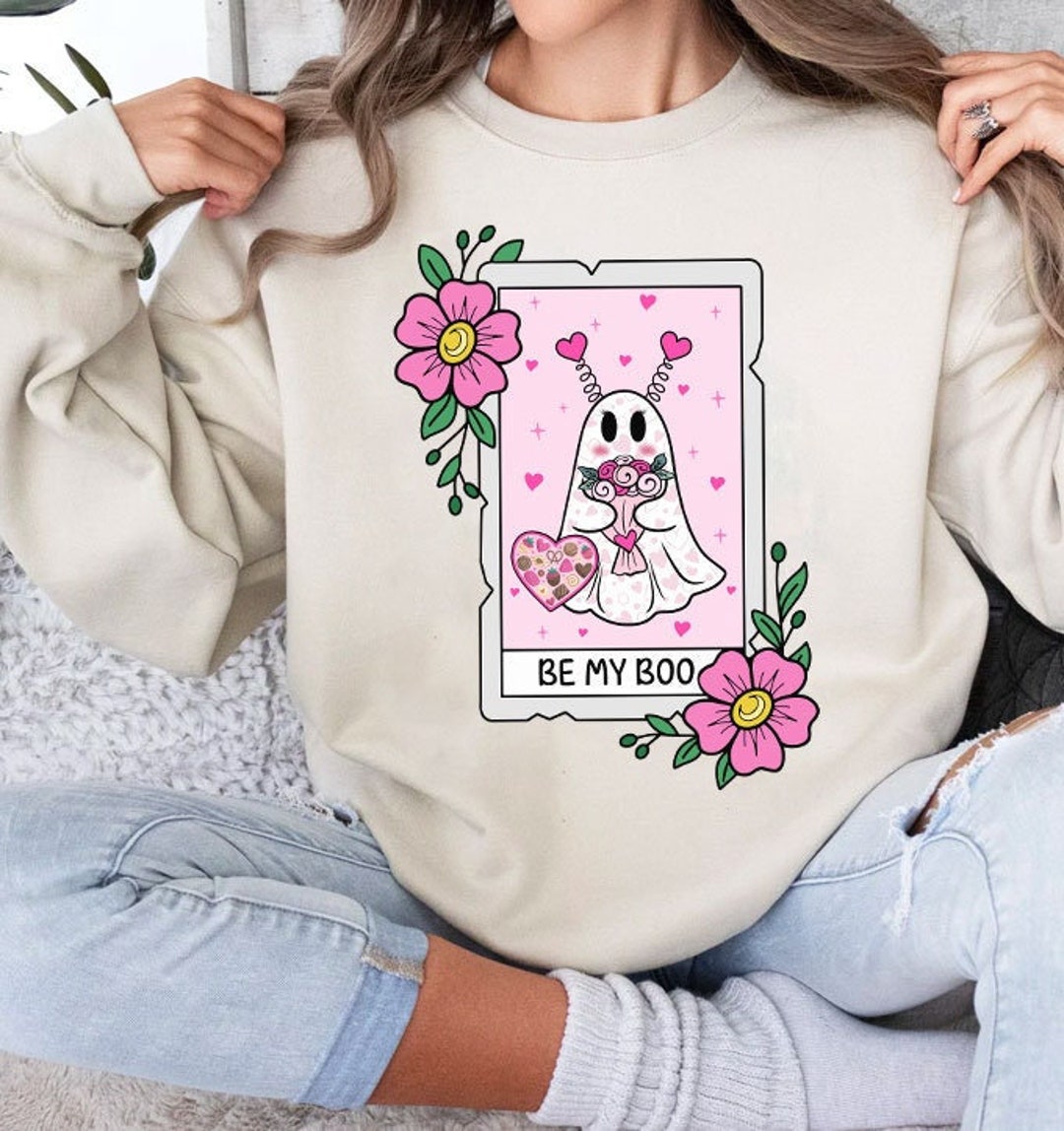 Be My Boo Png, Valentines Ghost Png, Will You Be My Boo, Pastel ...