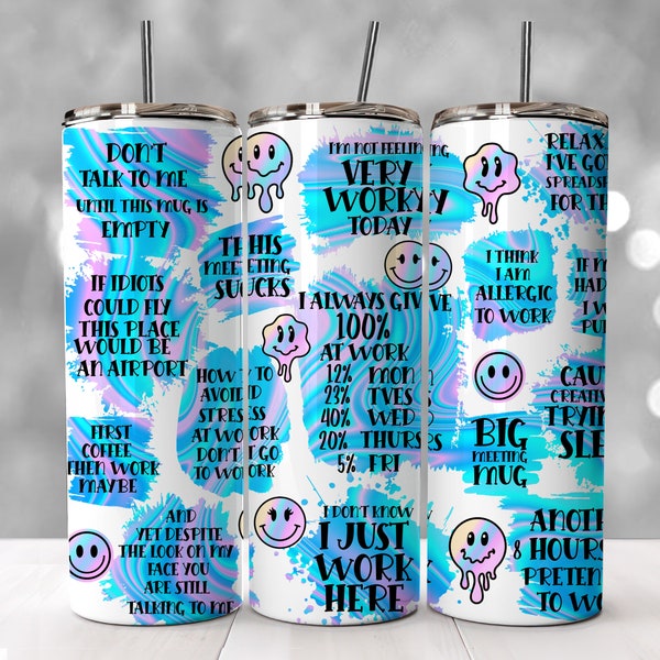 Funny Co Worker Sublimation Tumbler Designs - Etsy