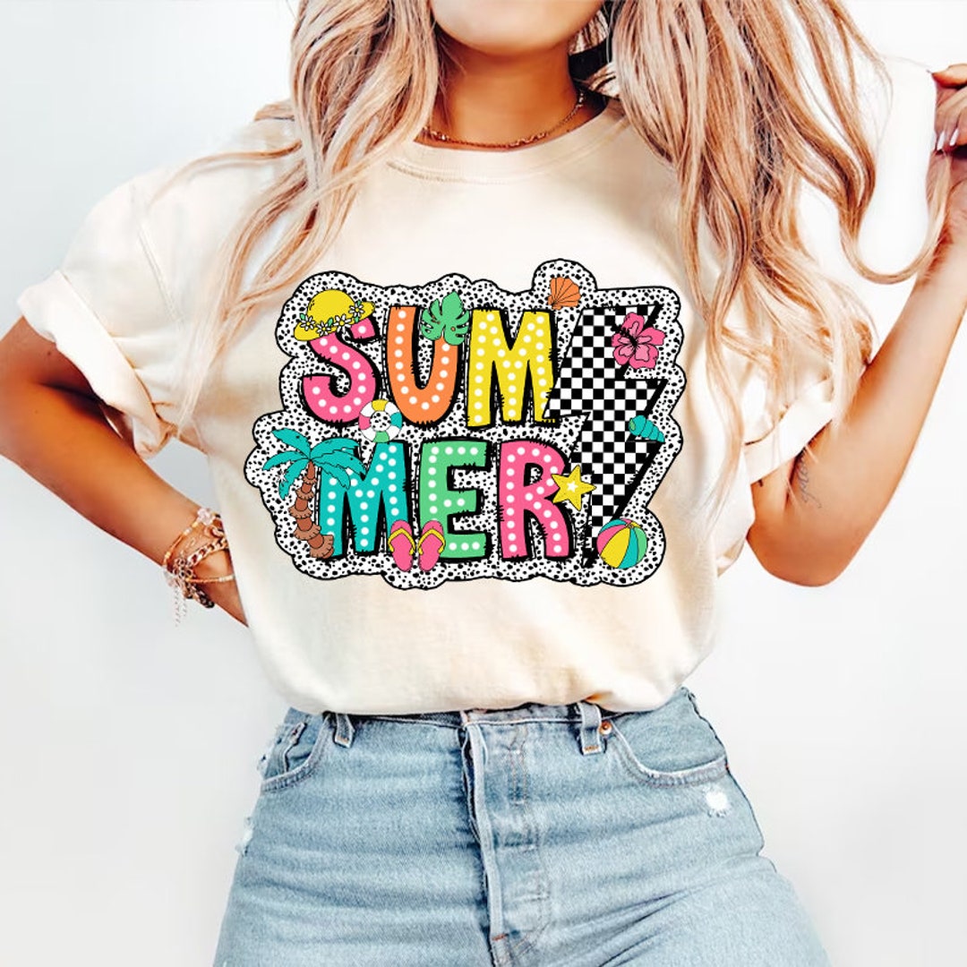 Summer Vibes Dalmatian Dots Png, Summer Vibes PNG, Digital Download Png ...