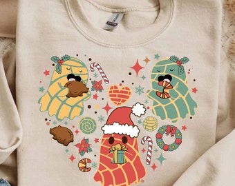 Pantasmas Ghost Christmas PNG, Santa Conchas PNG, Concha Png, Pan Dulce ...